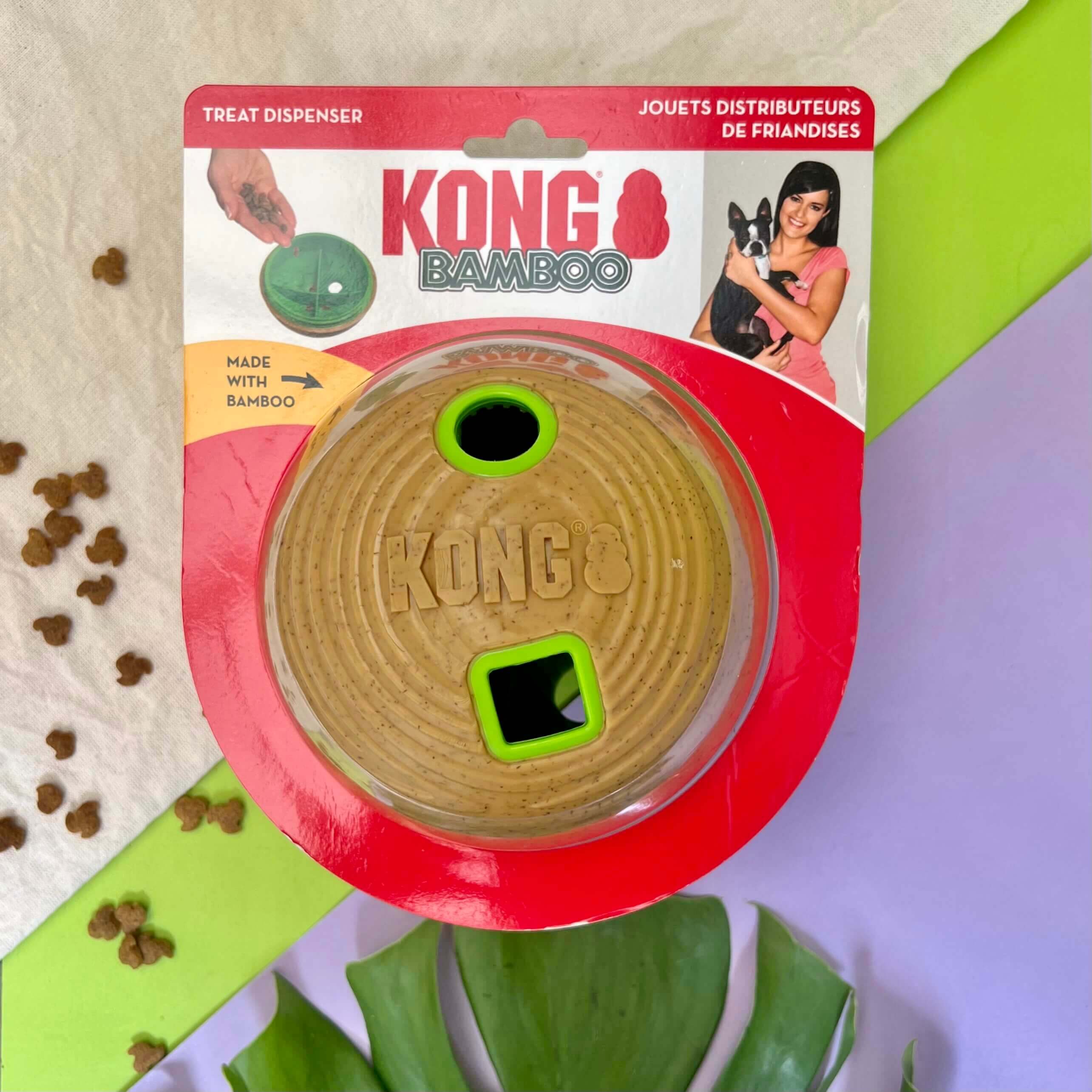 Juguetes para Perros Kong- Kong Bamboo Feeder Ball | Petceros de Huella